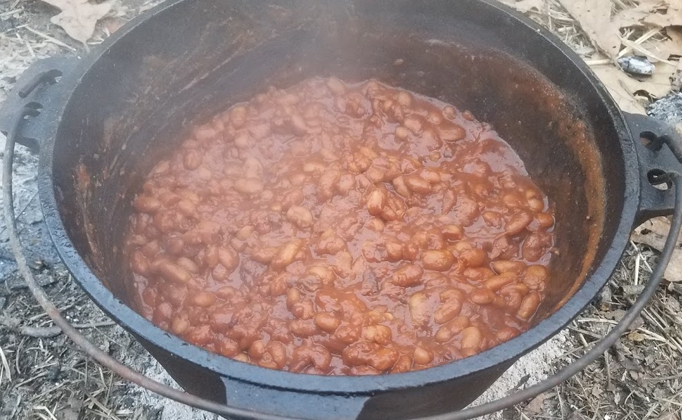 Dutch Oven Baked Beans From Scratch | Pinch Of Smoke